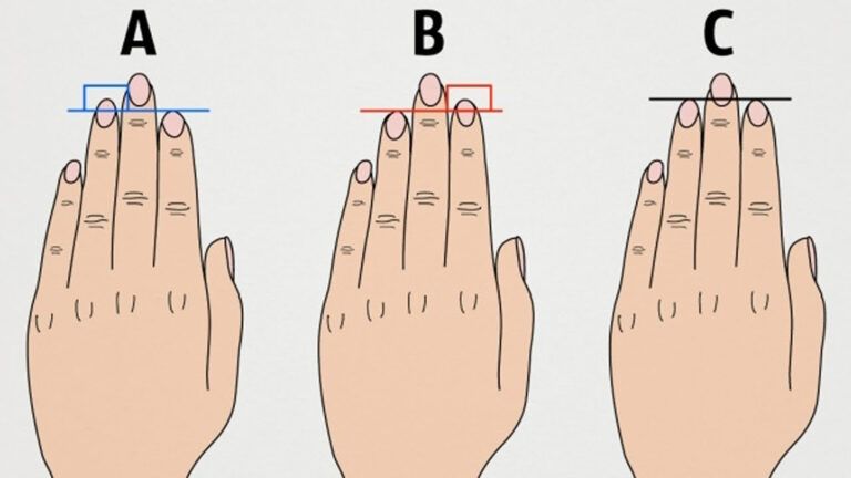 Ai degetul arătător mai lung decât inelarul? Iată ce spune asta despre ...