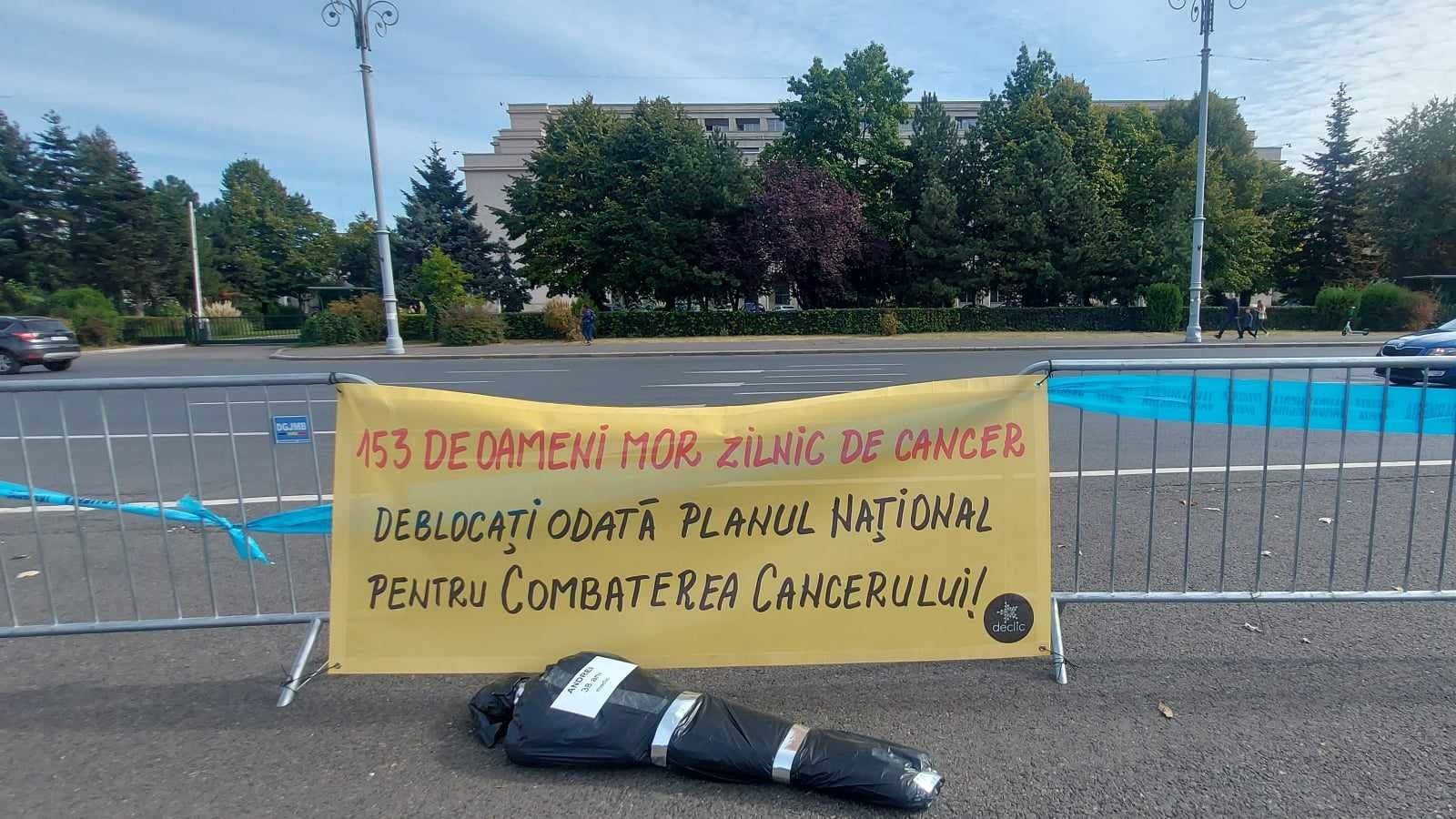 153 de cadavre întinse în fața Guvernului în semn de protest