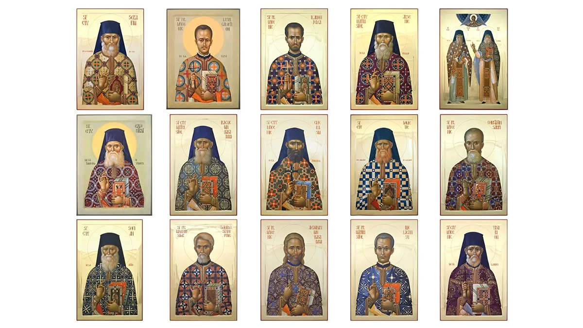 Icoanele noilor sfinți canonizați de BOR. Cine sunt cei 16