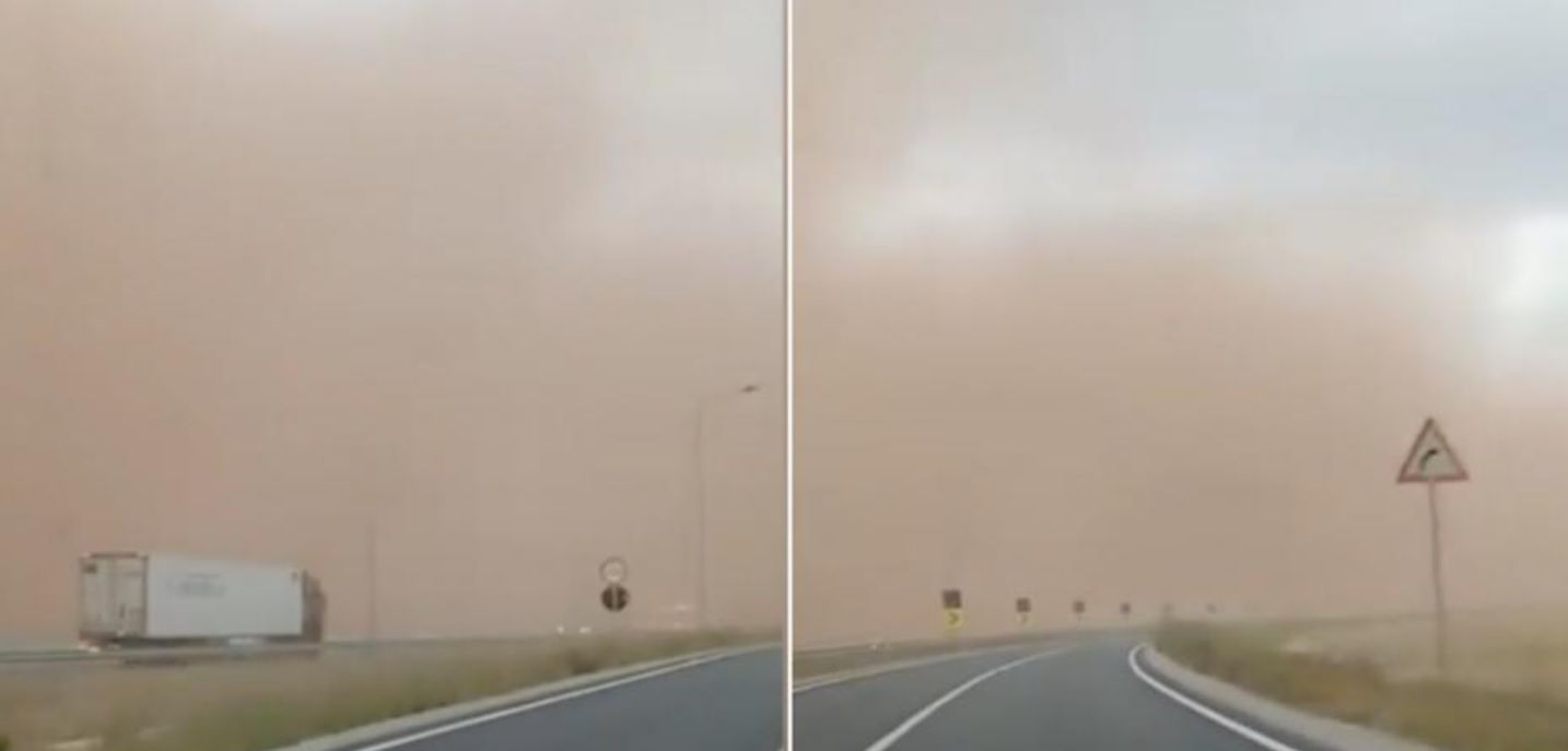 Fenomen rar în România, specific zonelor de deșert